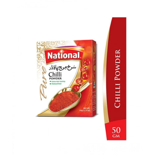National Chilli Powder 50 GM - THE HKB